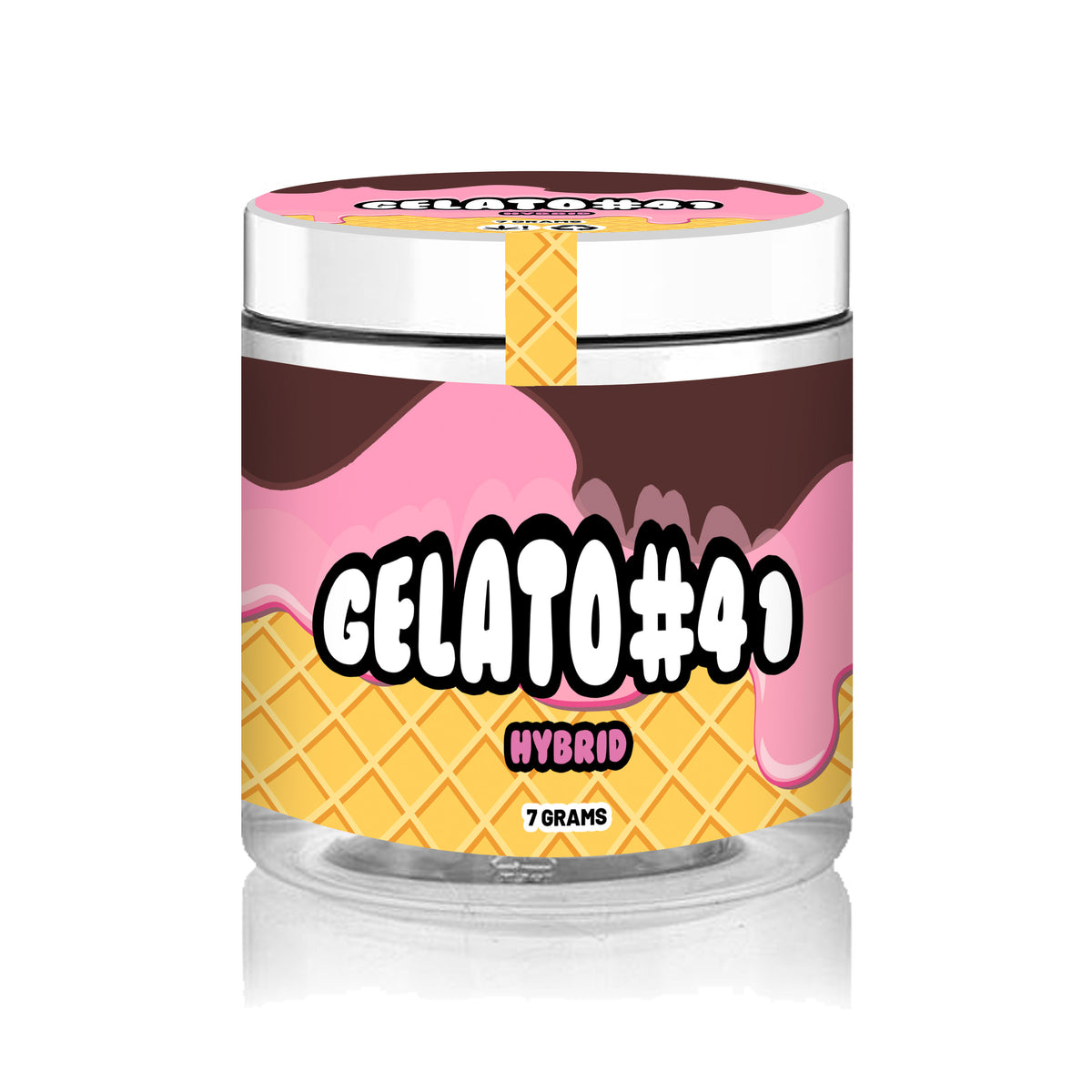 Gelato #41 120ml Glass Jars (7g) – Green Buddha Packaging