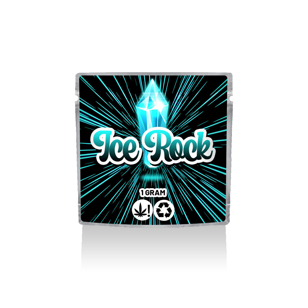 Ice Rock Ready Made Mylar Bags (1g) – Green Buddha Packaging